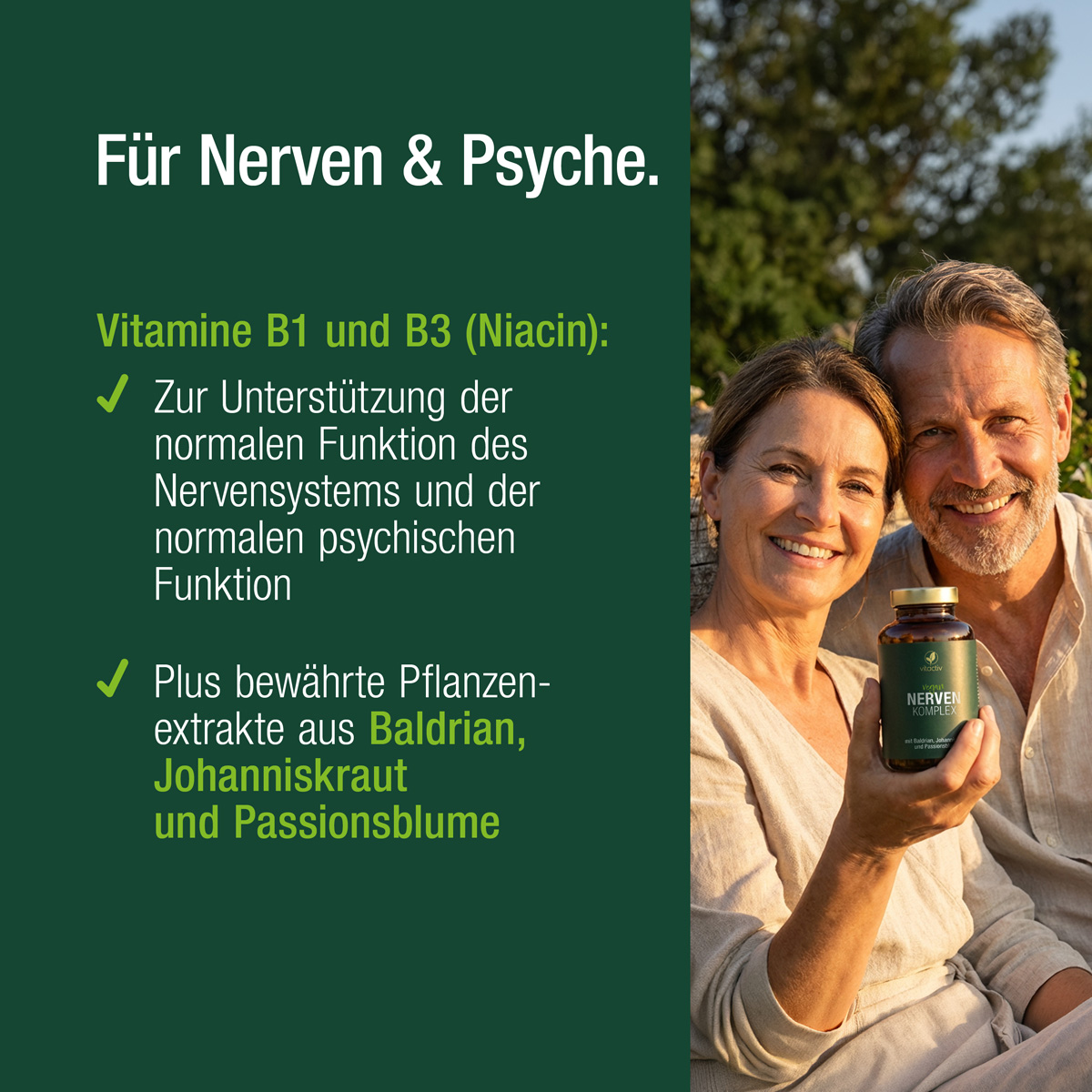NERVEN KOMPLEX - Johanniskraut Baldrian Passionsblume | Feelgood